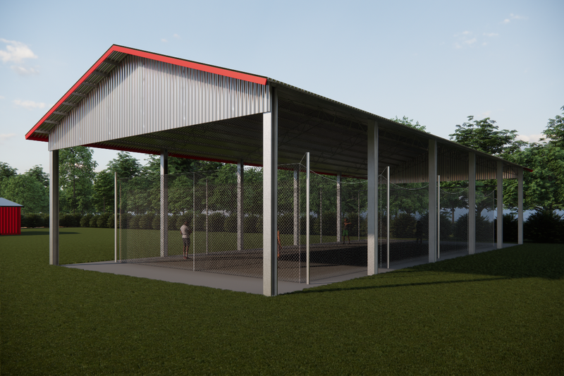 EasyFrame Batting Practice Building - Cold Formed Steel Building Models | McElroy Metal